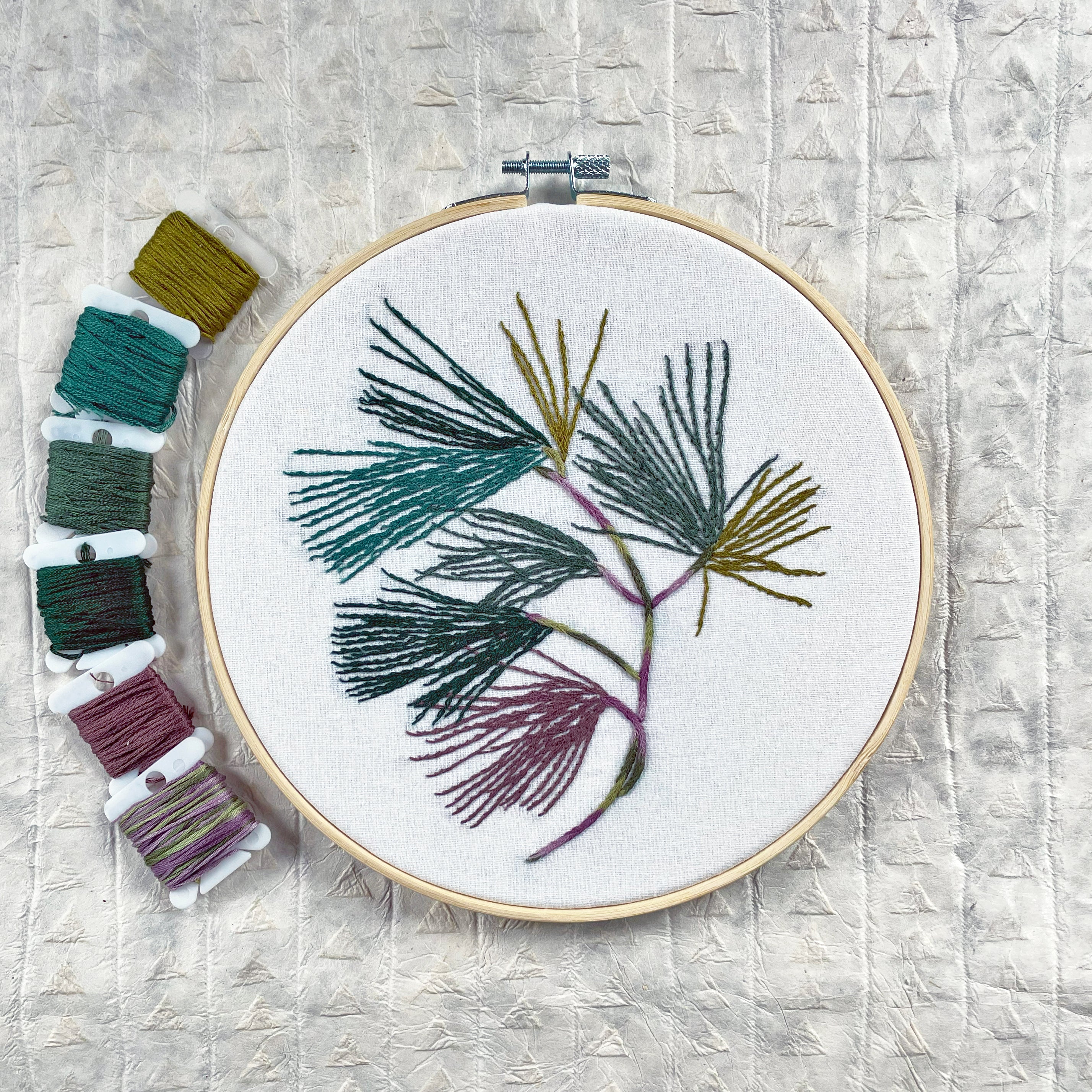 Agave Embroidery Kit | Kate Wyatt | Fine Art