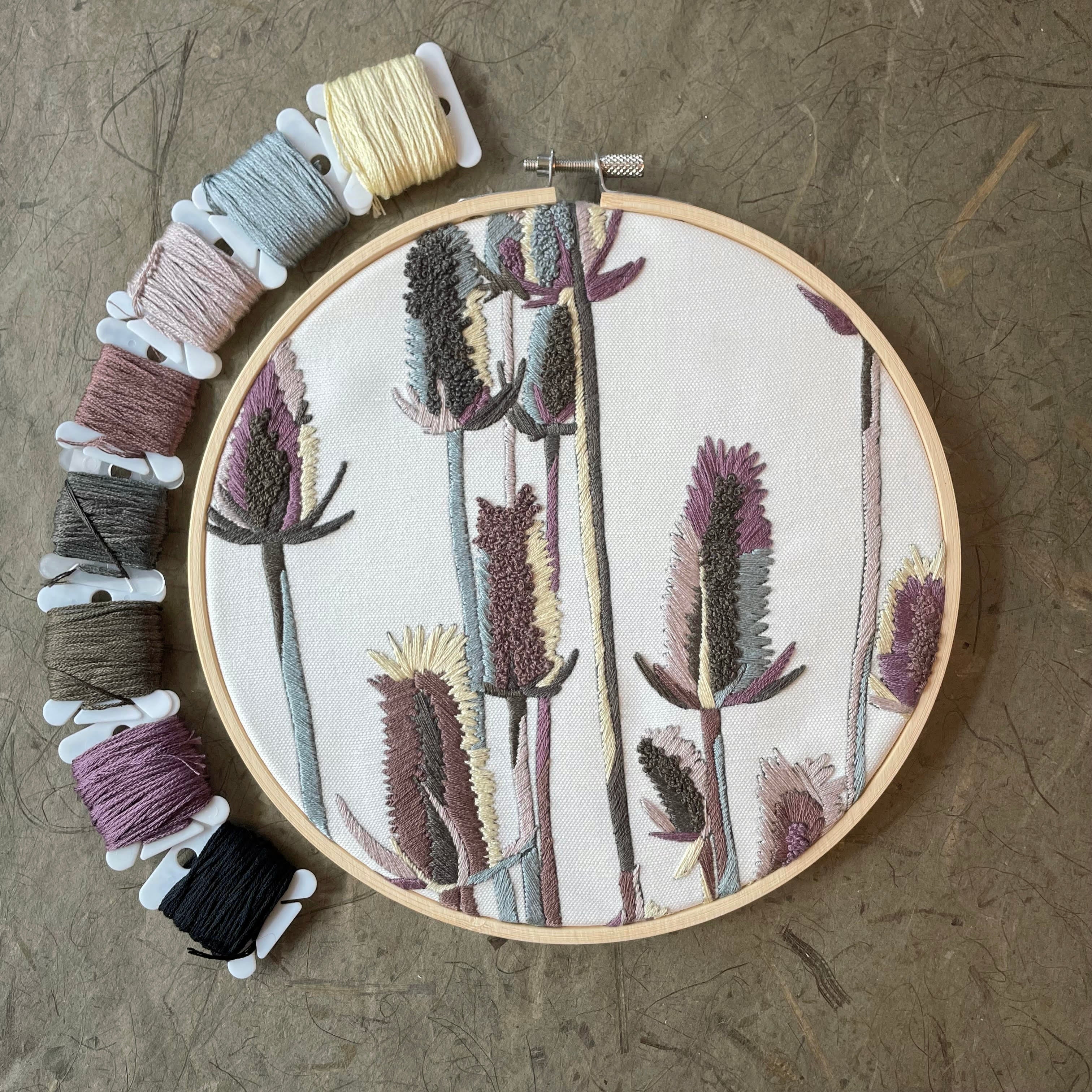 Thistle Embroidery Kit | Kate Wyatt | Fine Art