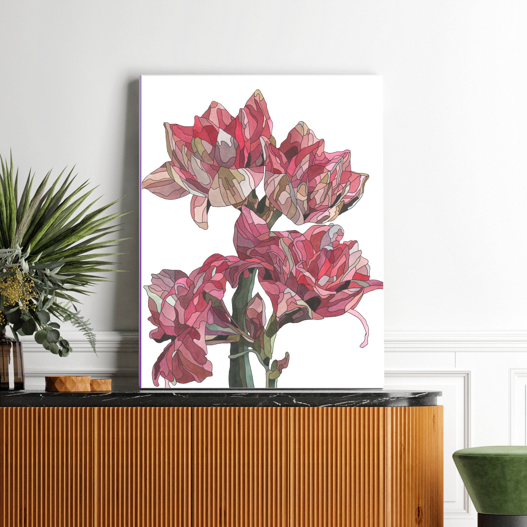 Dutch Amaryllis Painting | Kate Wyatt | Fine Art